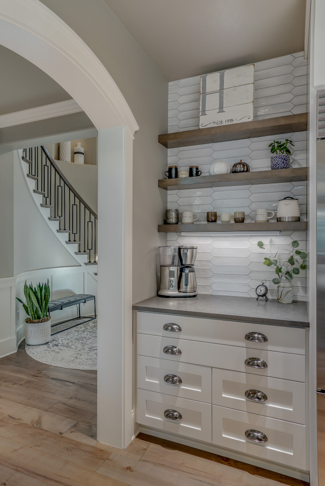 Coffee station in kitchen - Transitional - Kitchen - Seattle - by ...