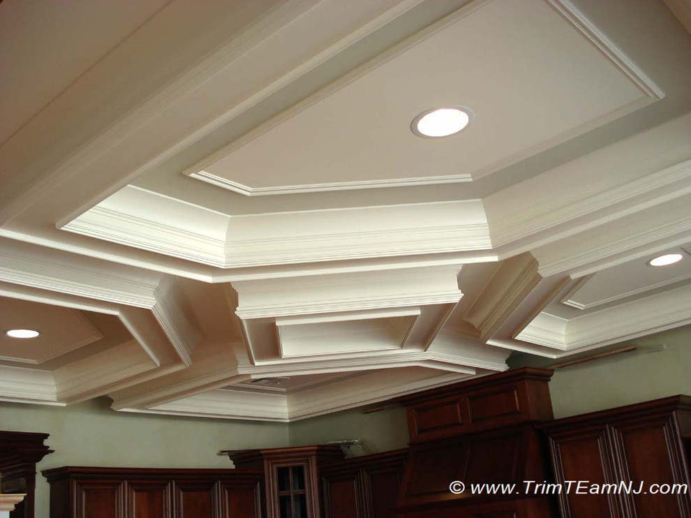 Coffered Ceilings and Beams - Traditional - Kitchen - New York - by ...