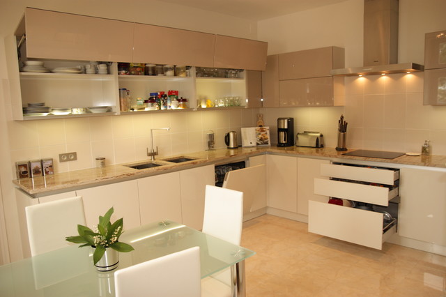 Cognac Kitchen - Contemporary - Kitchen - Other - by Jones Britain ...