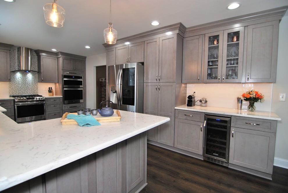 Collingswood New Grey Kitchen - Contemporary - Kitchen - Philadelphia ...