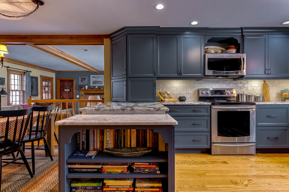 Colonial Blue Kitchen - Traditional - Kitchen - Bridgeport - by Kitchen ...