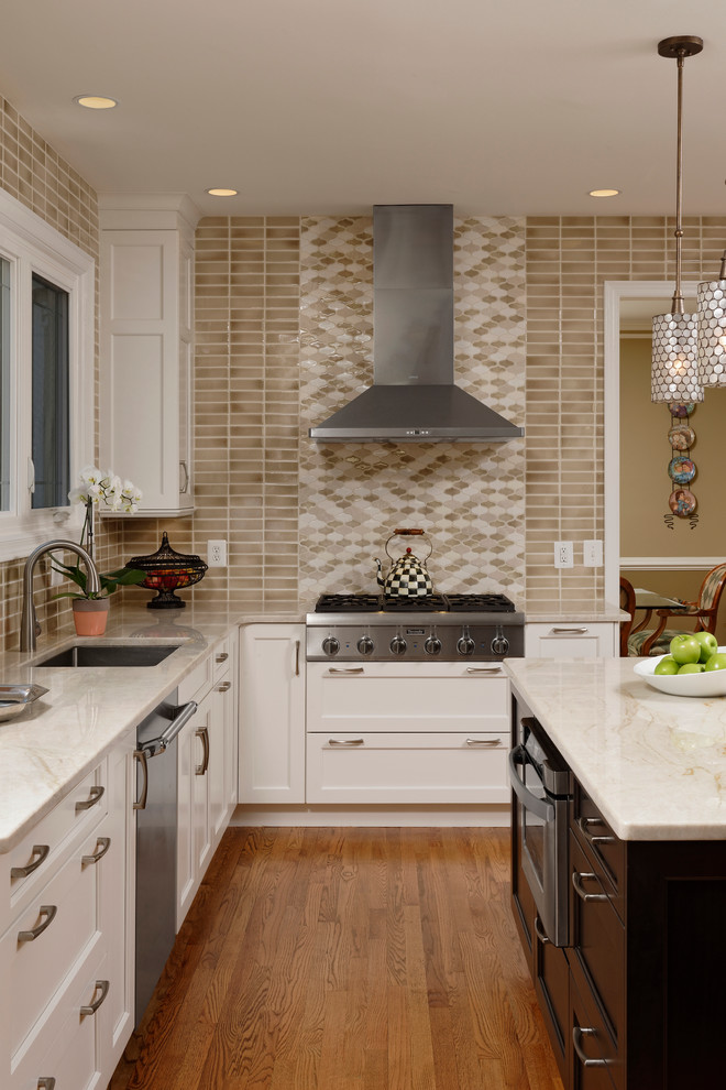 Colonial Kitchen Makeover - Transitional - Kitchen - DC Metro - by ...