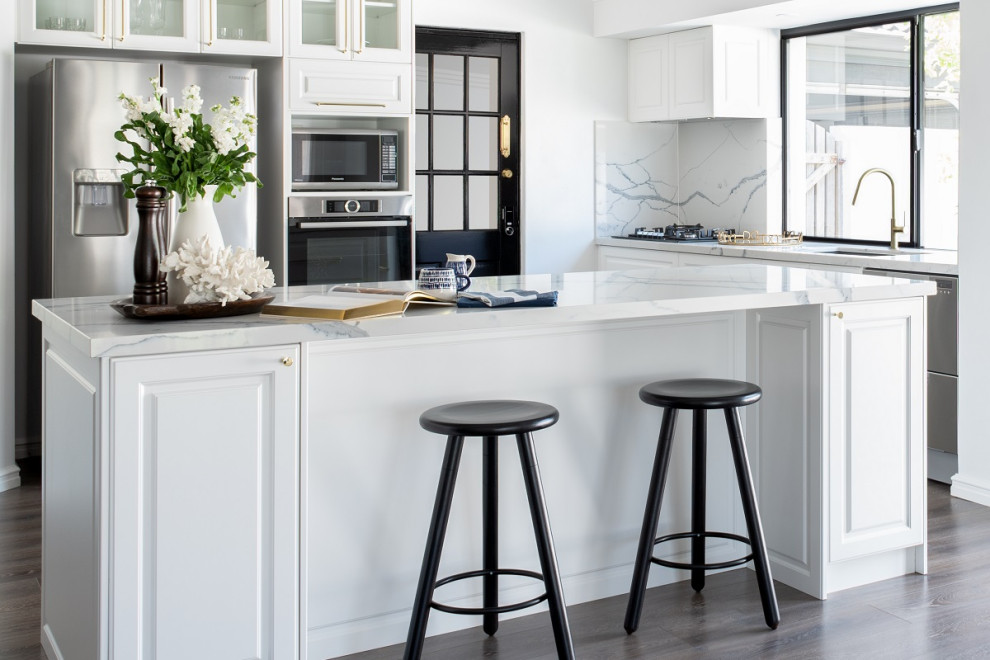 Colonial style Perth home gets a luxurious feel with Statuario Venato ...