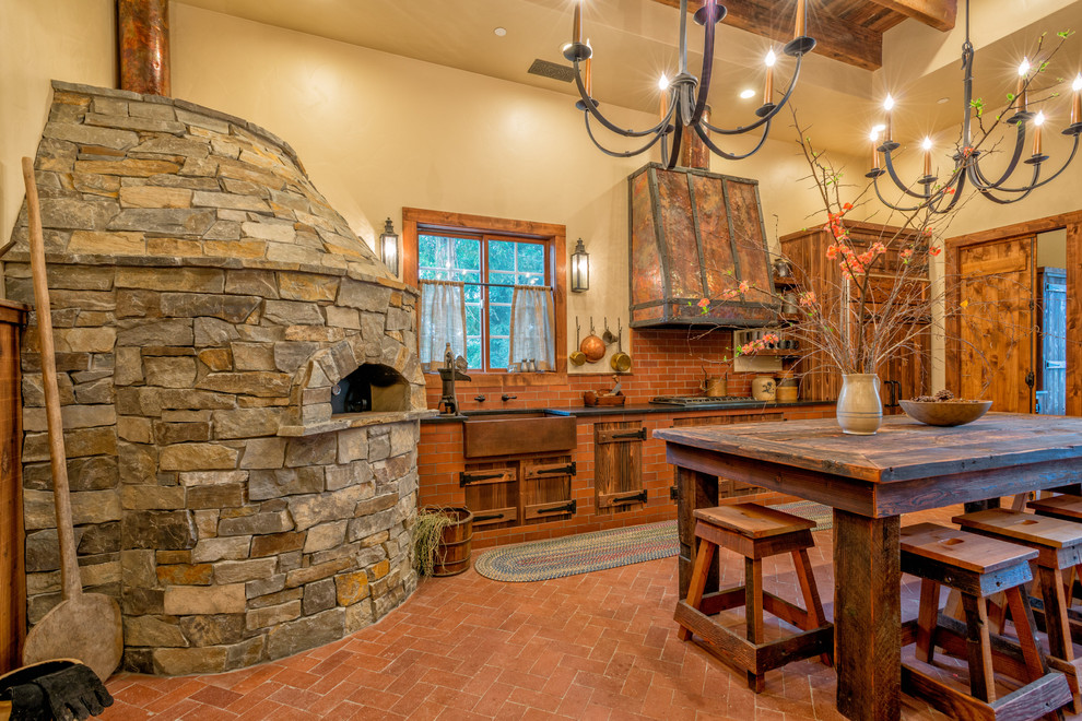 Colonial Style Pool House - Traditional - Kitchen - Sacramento - by ...