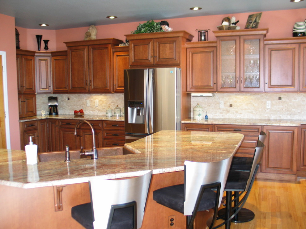Colorful Medallion Kitchen - Contemporary - Kitchen - Denver - by High ...