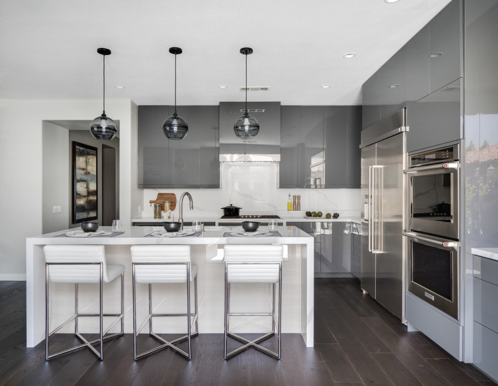 Columbus Square - Contemporary - Kitchen - Orange County - by Kennedy ...
