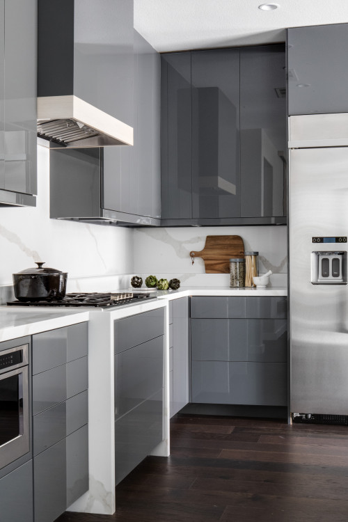 57+ Gray Modern Kitchen Ideas ( SLEEK & SOPHISTICATED ) - Kitchens