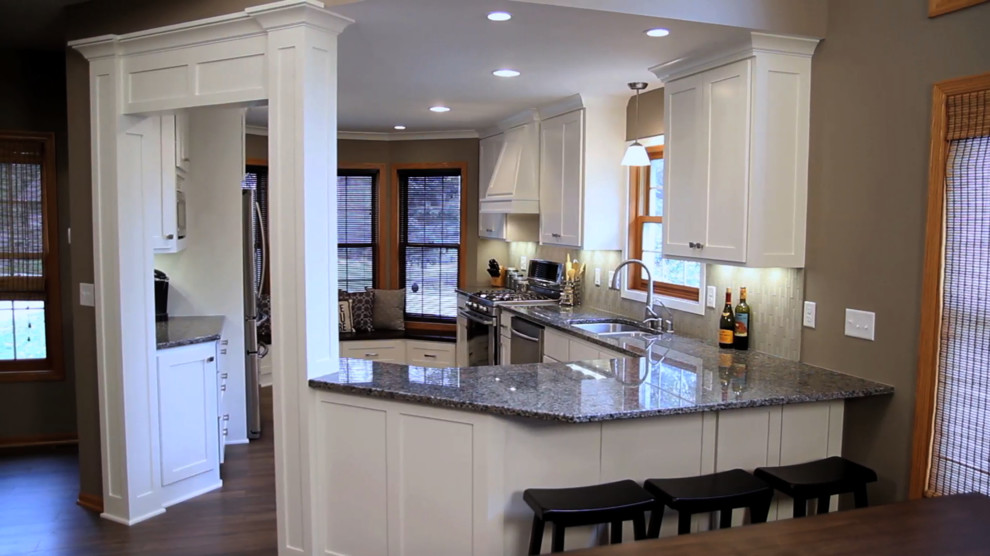 Columns in Kitchen - Contemporary - Kitchen - Minneapolis - by J ...