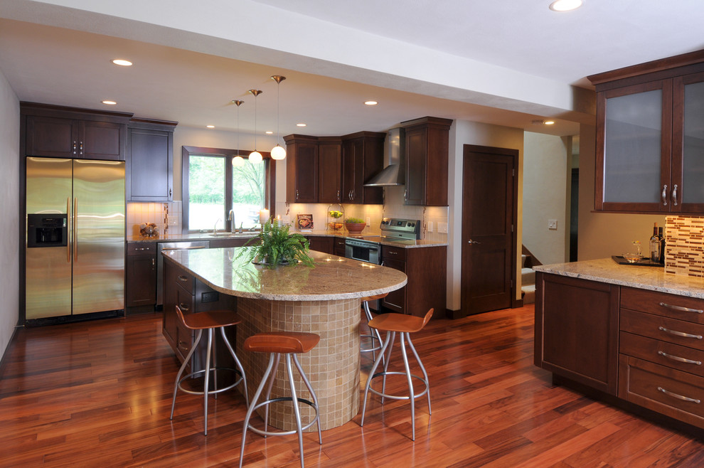 Combining rooms by removing walls - Modern - Kitchen - Other - by ...