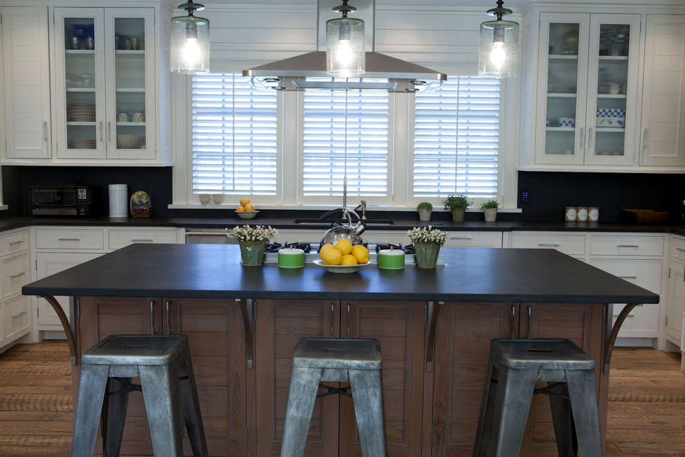 Compo Beach House - Westport, CT - Beach Style - Kitchen - New York ...