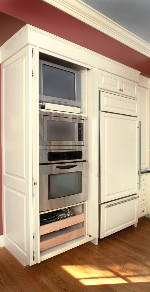 Concealed Appliances within Custom Cabinetry - Traditional - Kitchen ...