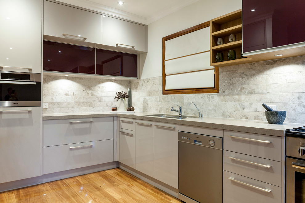 Concealed Living kitchen - Contemporary - Kitchen - Brisbane - by ...