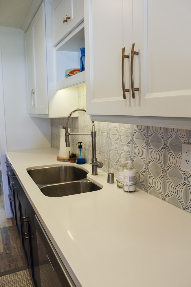 Concord Blue and White Kitchen - Traditional - Kitchen - San Francisco ...