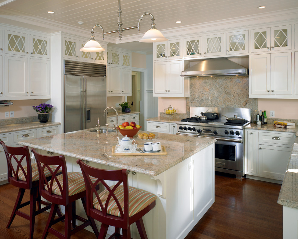 Concord Country House - Traditional - Kitchen - Boston - by Patrick ...