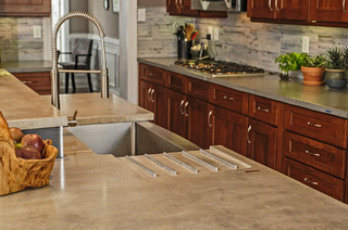 Concrete Counters - Contemporary - Kitchen - Philadelphia - by ...