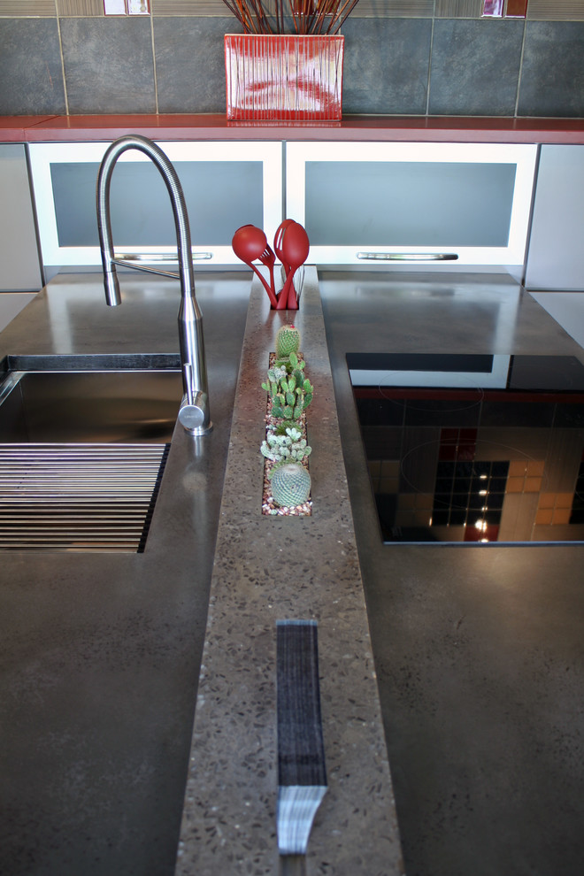 Concrete Countertop / Concrete Ledge - Contemporary - Kitchen ...