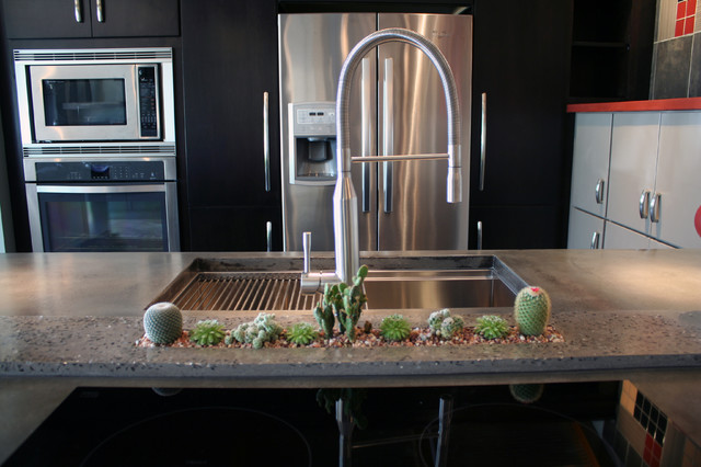 Concrete Countertop / Concrete Ledge - Contemporain - Cuisine ...