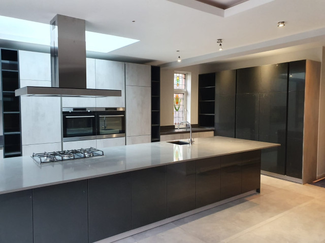 Concrete kitchen - Modern - Kitchen - Cardiff - by Schuller Kitchens by ...