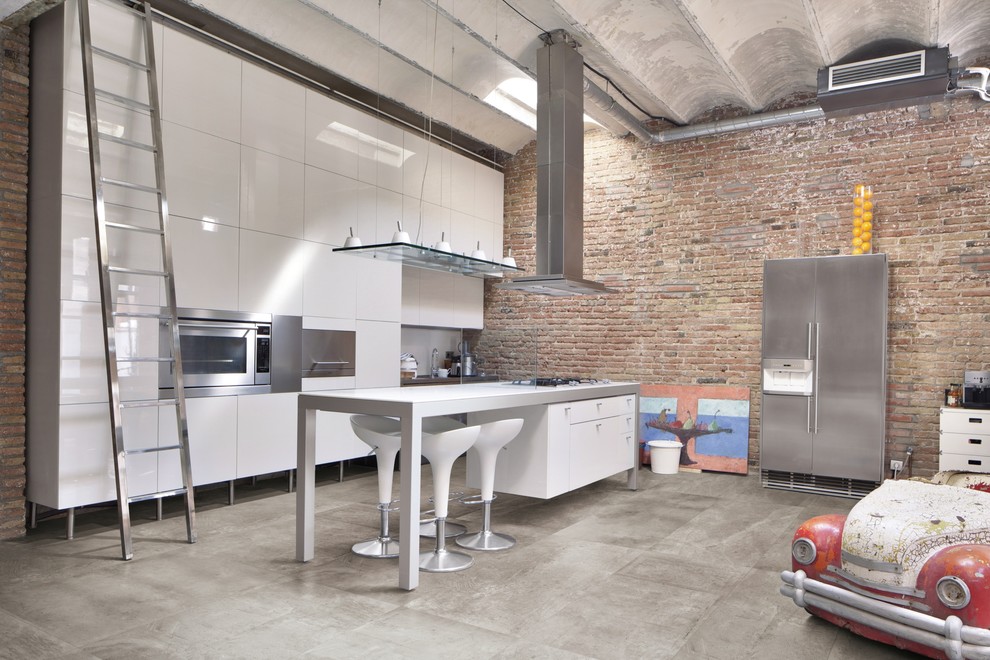 Concrete Looks - Industrial - Kitchen - Chicago - by Ergon Engineered ...