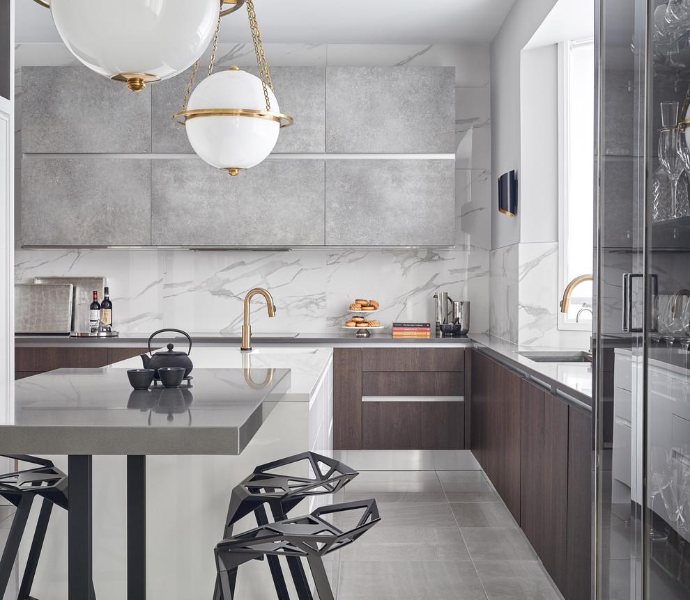 Concrete Modern Kitchen | Astro Design | Ottawa, Canada - Contemporary ...