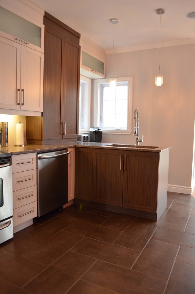 Construire à neuf - Contemporary - Kitchen - Montreal - by Ma déco, Mon ...