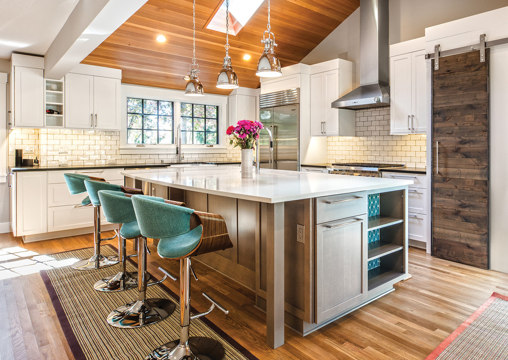 Contemporary Chalet - Rustic - Kitchen - Other - by Huntwood Custom ...