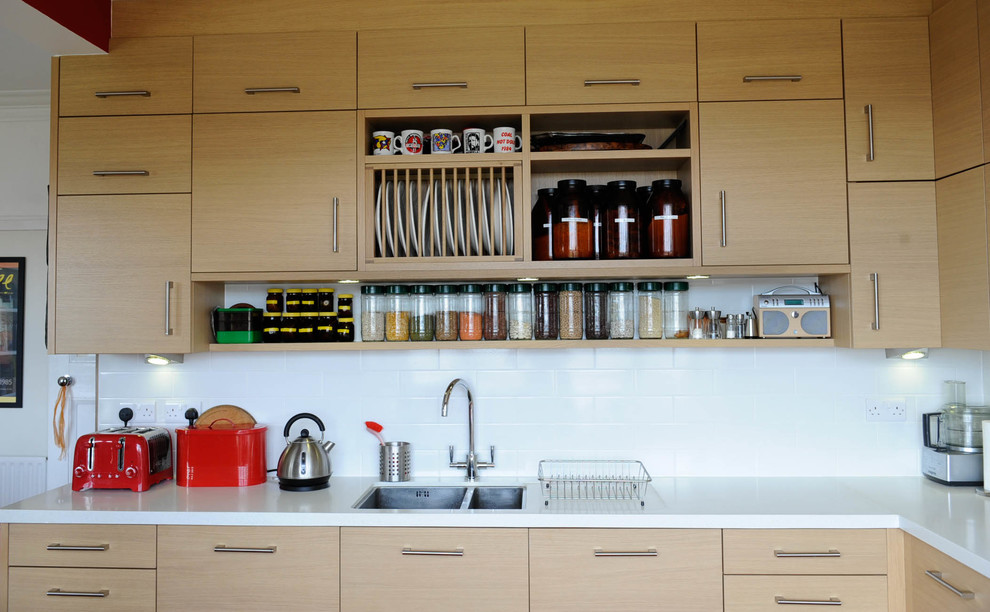 Contemporary chunky oak - Contemporary - Kitchen - Other - by Sheffield ...