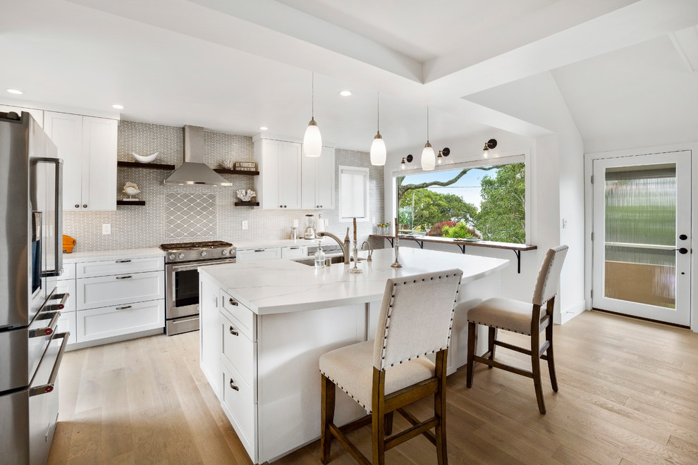Contemporary Coastal Kitchen - Beach Style - Kitchen - San Francisco ...