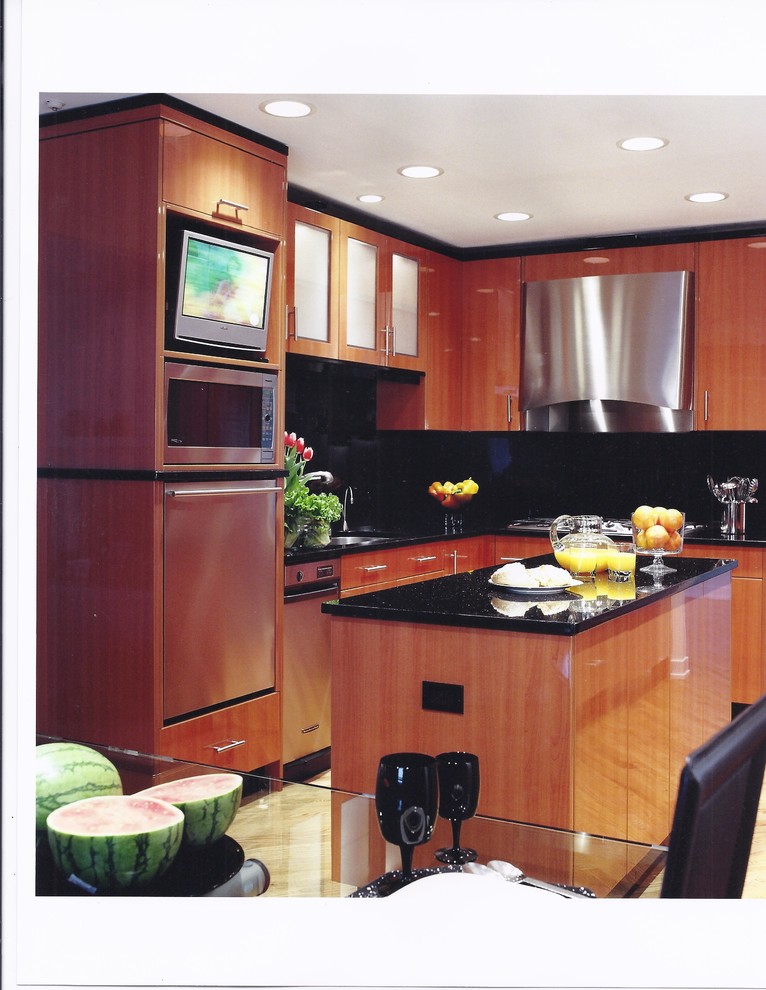 Contemporary Compact Kitchen - Contemporary - Kitchen - Chicago - by ...