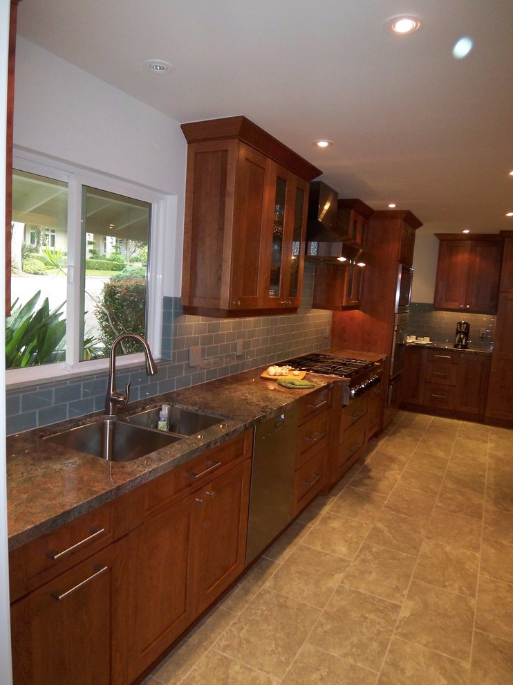 Contemporary Craftsman Cherry Kitchen - Modern - Kitchen - San Diego ...