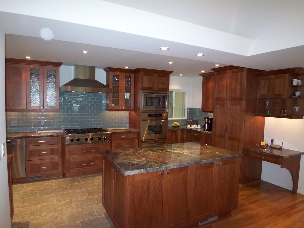 Contemporary Craftsman Cherry Kitchen - Modern - Kitchen - San Diego ...
