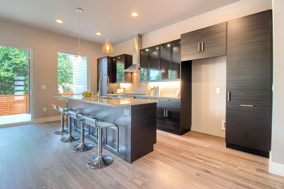 Contemporary Duplex - Transitional - Kitchen - Austin - by Kelley ...