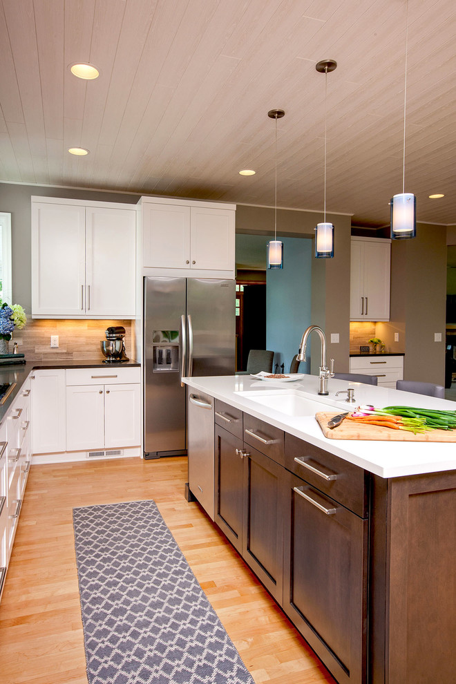 Contemporary Farmhouse Kitchen - Transitional - Kitchen - Minneapolis ...