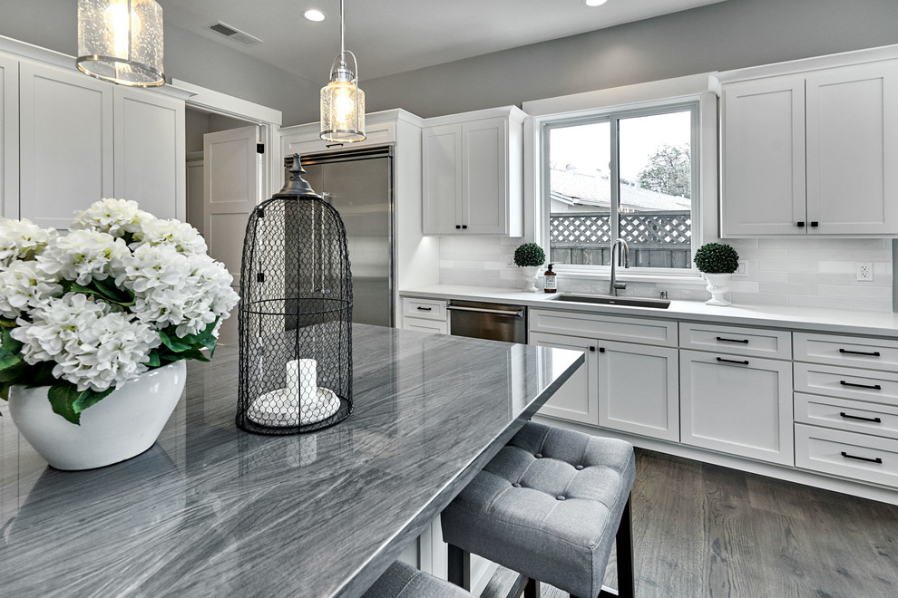 Contemporary Flip in Willow Glen - Contemporary - Kitchen - San ...