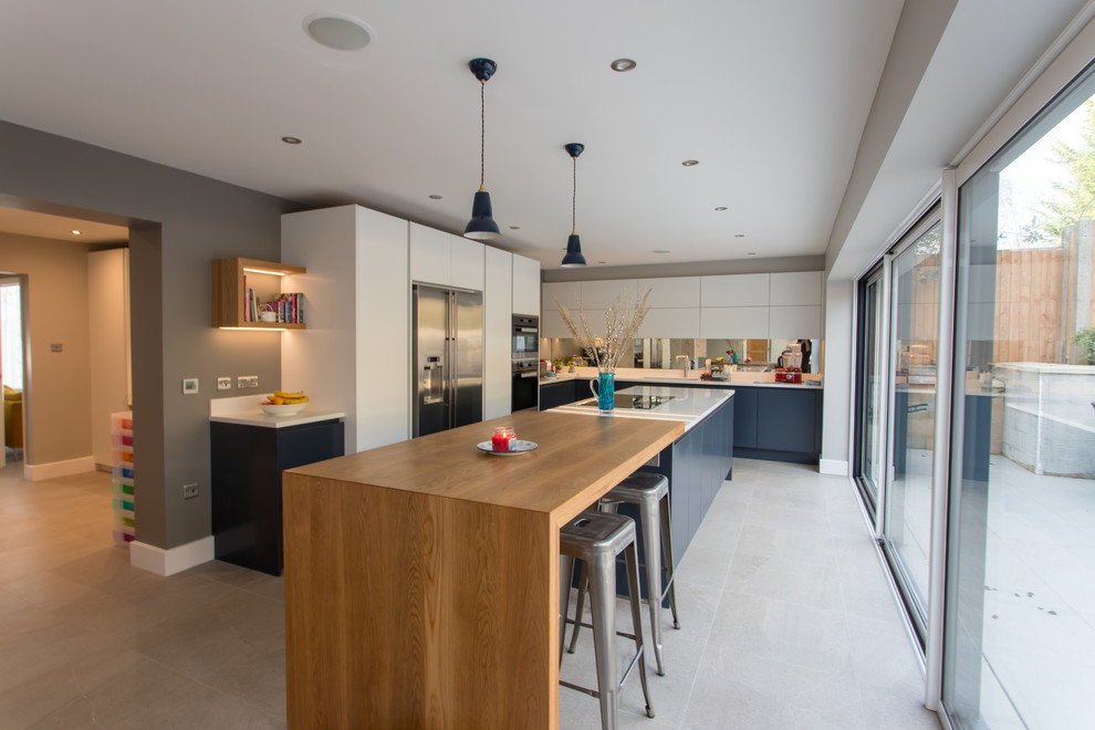 Contemporary Garden Room Kitchen - Contemporary - Kitchen ...