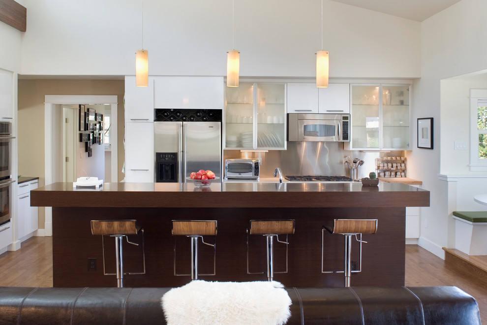 Contemporary Hillside Residence - Contemporary - Kitchen - Boise - by ...