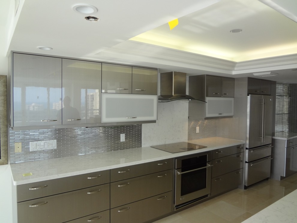 Contemporary Kitchen - Modern - Kitchen - Miami - by Beautiful Kitchens ...