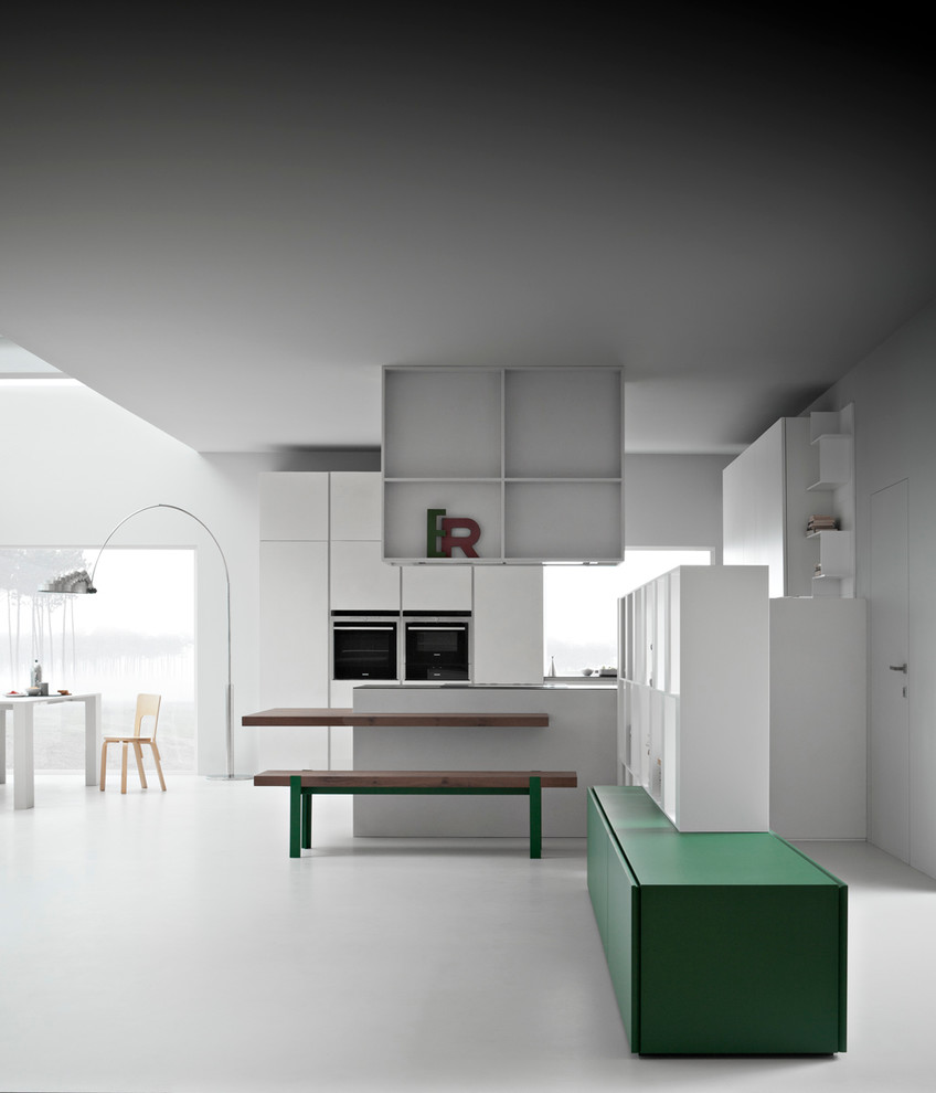 Contemporary Kitchen Design - Fresh Bold Colors - Contemporáneo ...