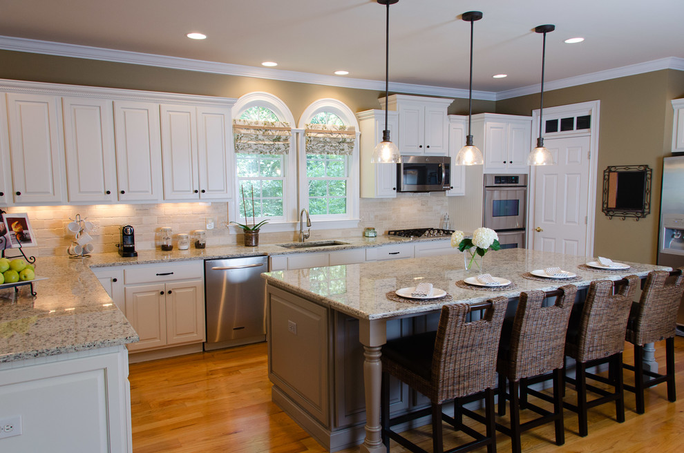 Contemporary Kitchen Makeover, Providence at Atlanta National, Milton ...