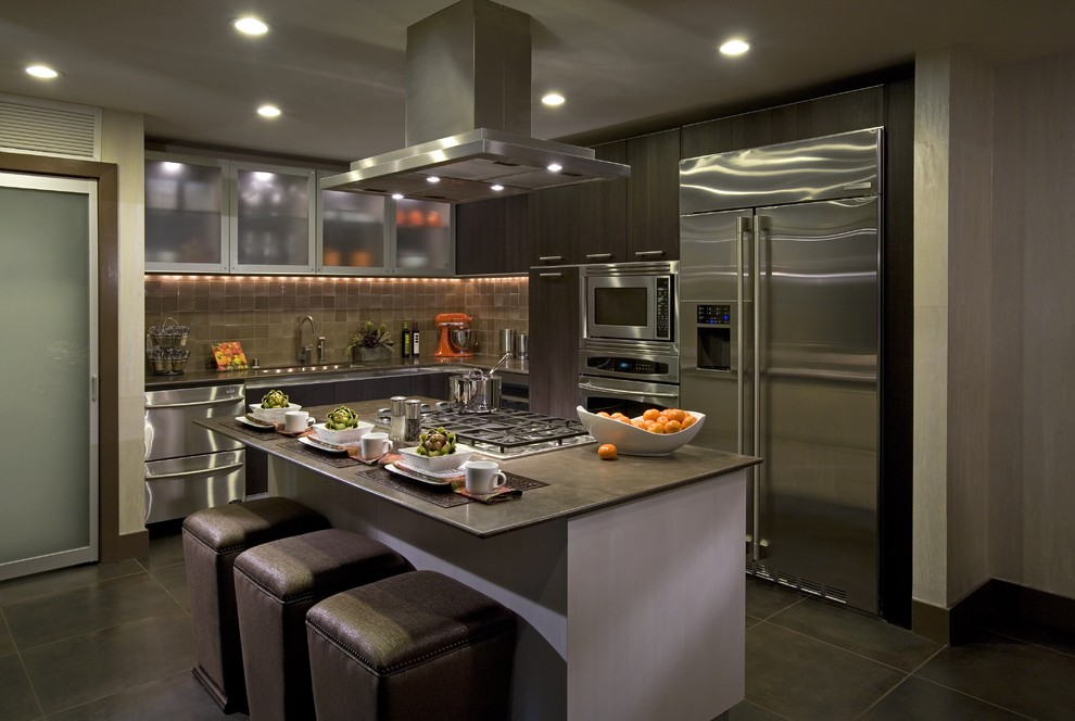 Contemporary Kitchen - Contemporary - Kitchen - Orange County - by ...