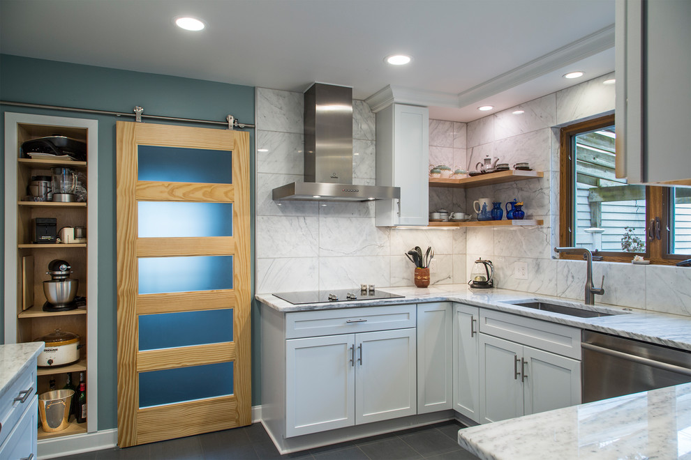 Contemporary Kitchen Remodel Redesign - Contemporary - Kitchen ...
