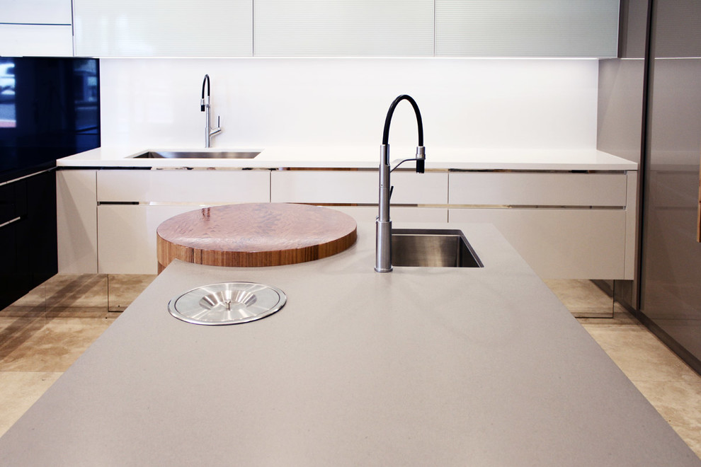 Contemporary Kitchen with Lift up Bench Top - Contemporary - Kitchen ...