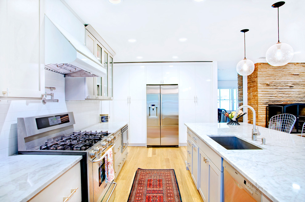 Contemporary London Fog - Modern - Kitchen - Austin - by UB Kitchens ...