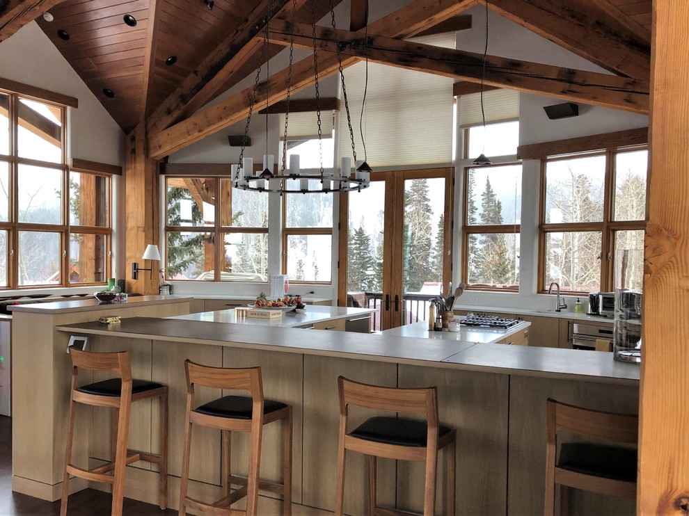 Contemporary Mountain Kitchen | Telluride, CO - Rustic - Kitchen ...