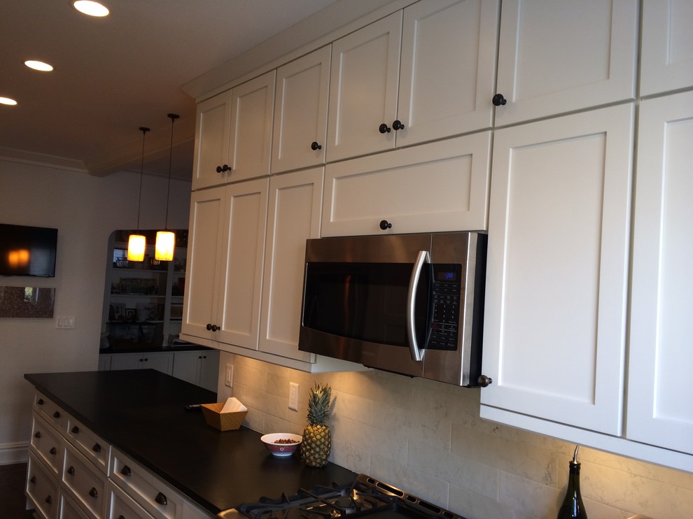 Contemporary off-white kitchen - Contemporary - Kitchen - New York - by ...