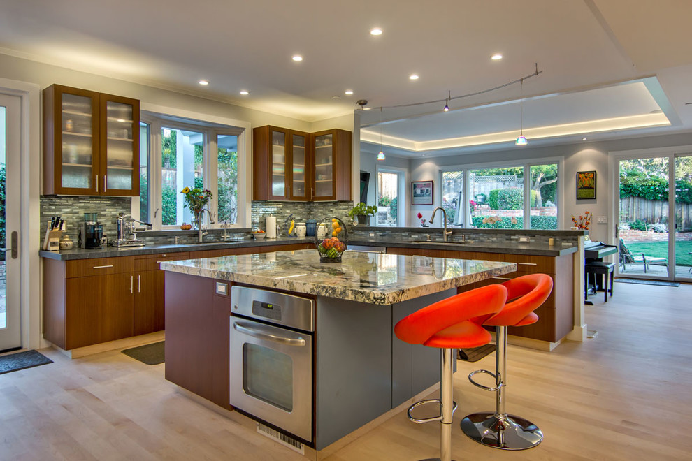 Contemporary Prairie Style Addition + Remodel - Contemporary - Kitchen ...