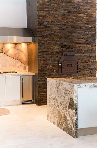 Contemporary Private Residence in Miami - Kitchen - Miami - by Opustone ...