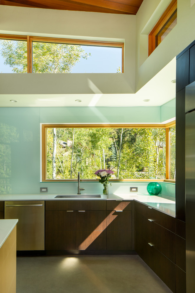 Contemporary Residence - Contemporary - Kitchen - Denver - by Blueline ...