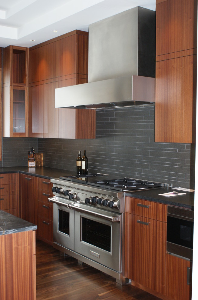 Contemporary Sapele - Contemporary - Kitchen - Denver - by Jensen ...