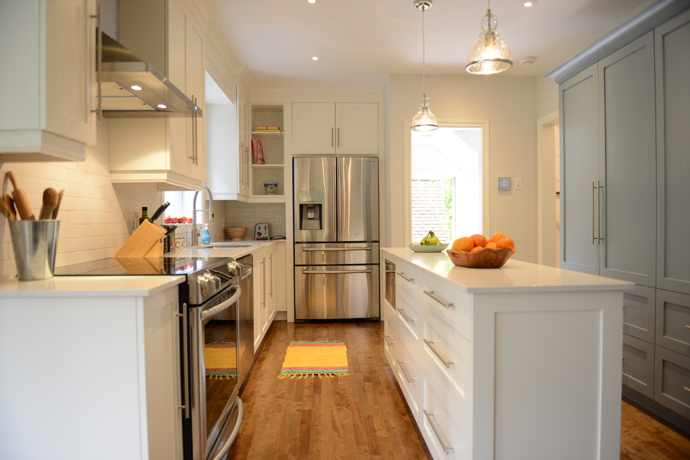 Contemporary Shaker Kitchen - Contemporary - Kitchen - Montreal - by ...